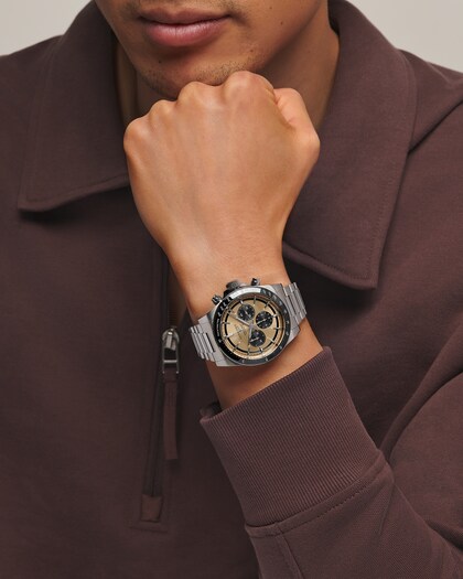 CONQUEST CHRONOGRAPH Automatic, Stainless Steel And Ceramic Bezel ...