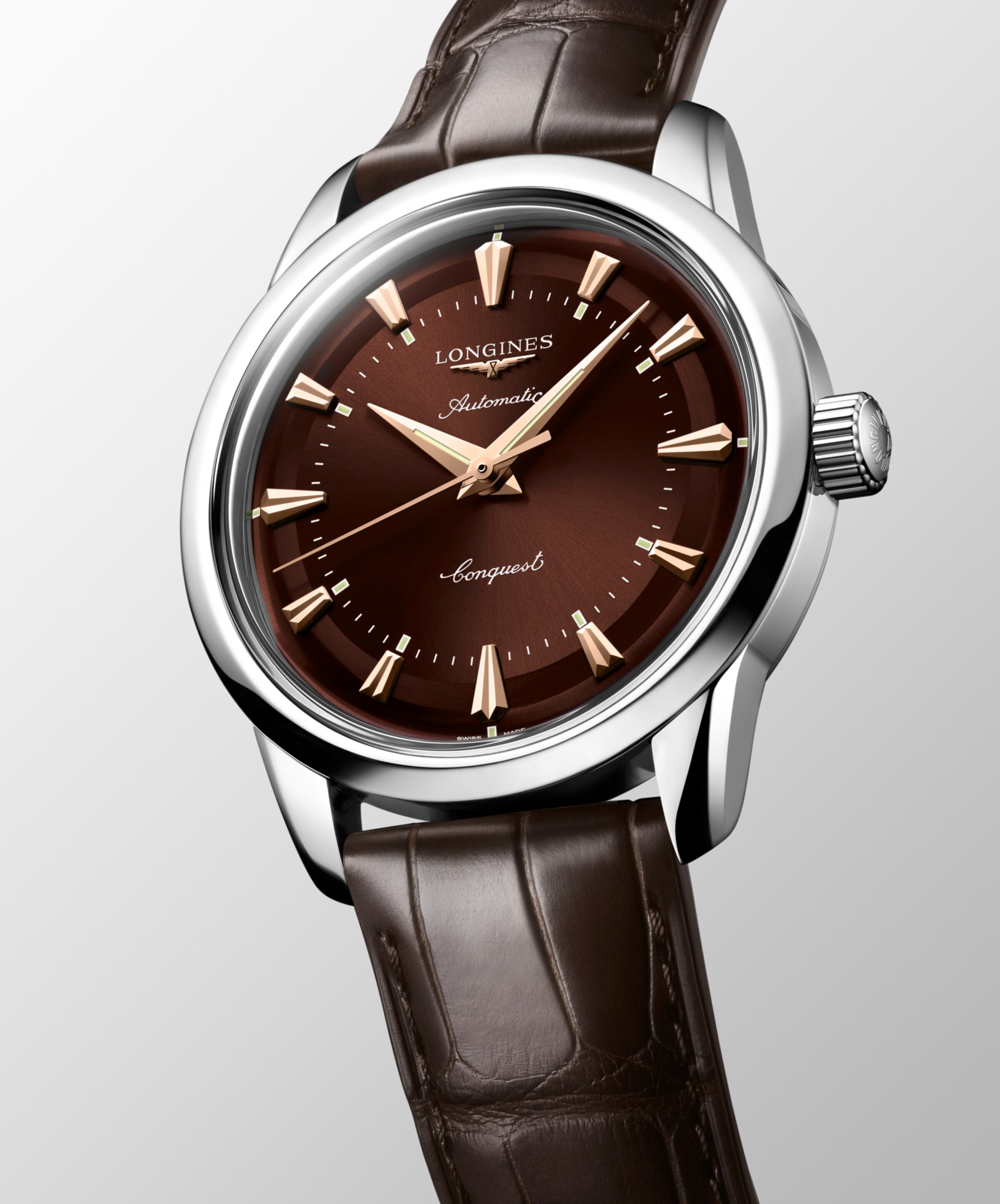 CONQUEST HERITAGE | Ø 38.00 mm, Brown | L1.649.4.62.2 | LONGINES GB