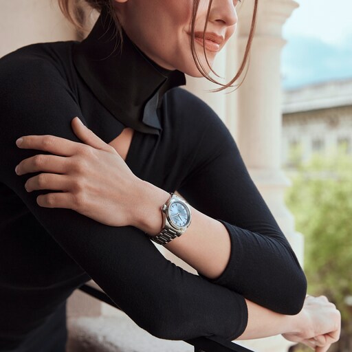 Conquest Automatic watch 34mm Sunray blue, L34304926 | Longines UK