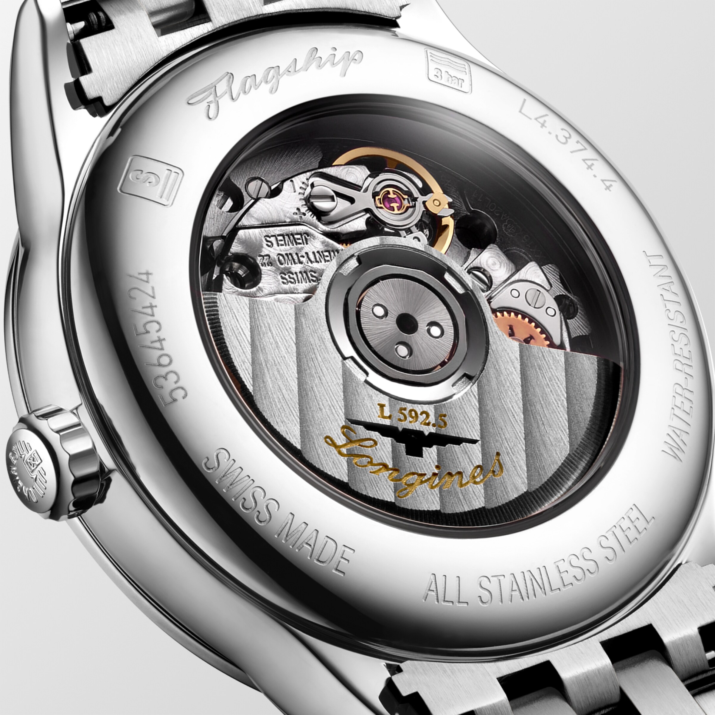 FLAGSHIP CLASSIC | Ø 30.00 mm, White Mother-of-pearl | L4.374.4.88.6 ...