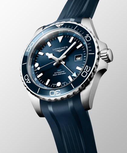 HYDROCONQUEST GMT | Ø 43.00 mm, Sunray Blue | L3.890.4.96.9 | LONGINES GB