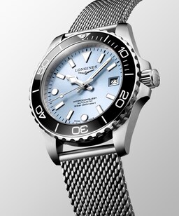 HYDROCONQUEST | Ø 39.00 mm, Frosted Blue Sunray | L3.779.4.99.6 ...