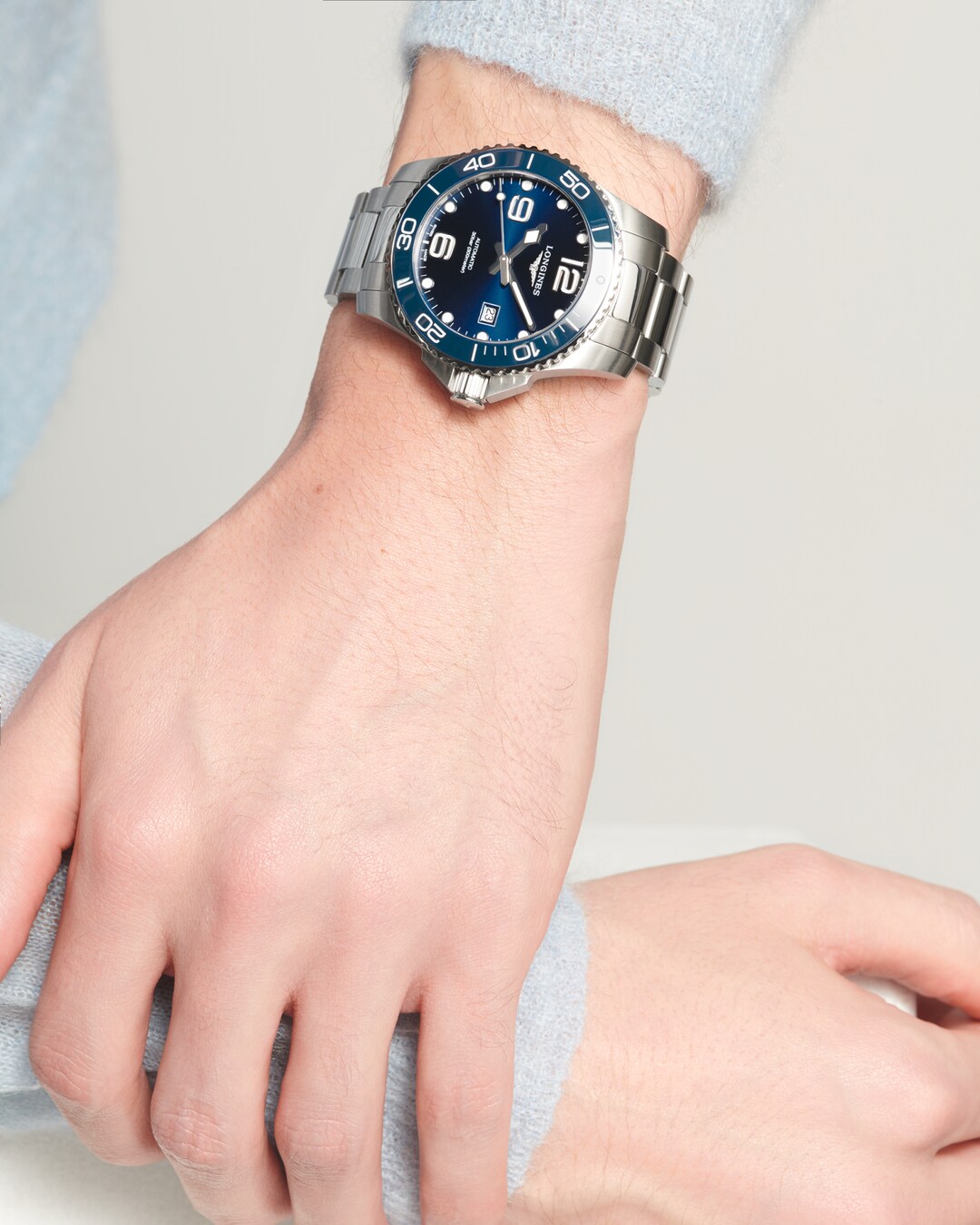 HYDROCONQUEST | Ø 43.00 mm, Sunray Blue | L3.782.4.96.6 | LONGINES AU