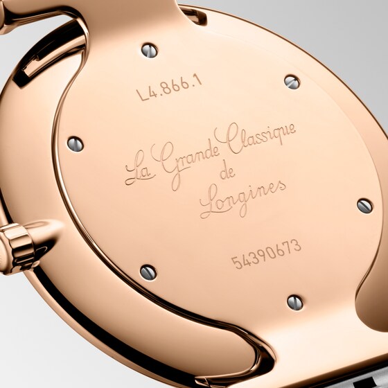 LA GRANDE CLASSIQUE DE LONGINES Quartz, Stainless Steel And Red Pvd ...