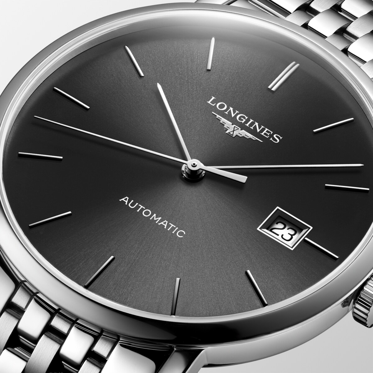 LONGINES ELEGANT COLLECTION | Ø 39.00 mm, Sunray Grey | L4.910.4.70.6 ...