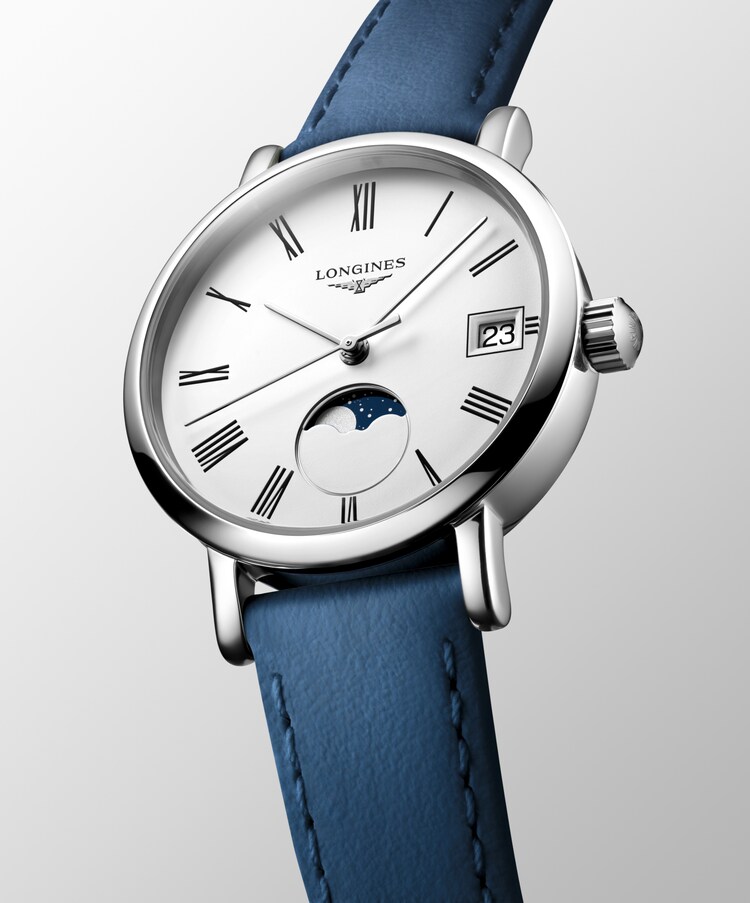 LONGINES ELEGANT COLLECTION MOONPHASE | Ø 30.00 mm, Mattweiß | L4.330.4 ...