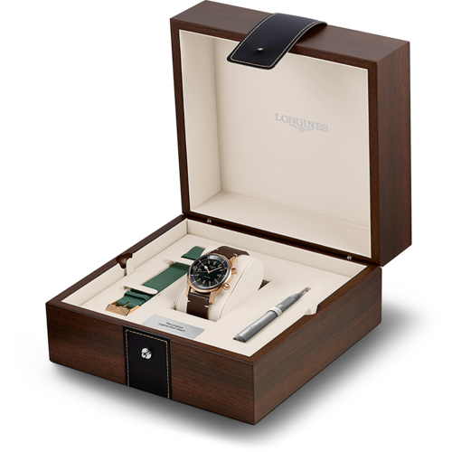 Longines Legend Diver Bronze Automatic watch 42mm, Green L37741502 ...