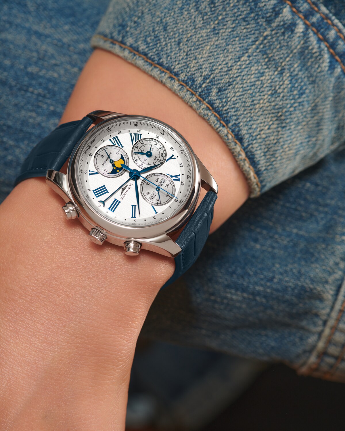 Longines Master Collection Chrono Moonphase Automatic Stainless Steel