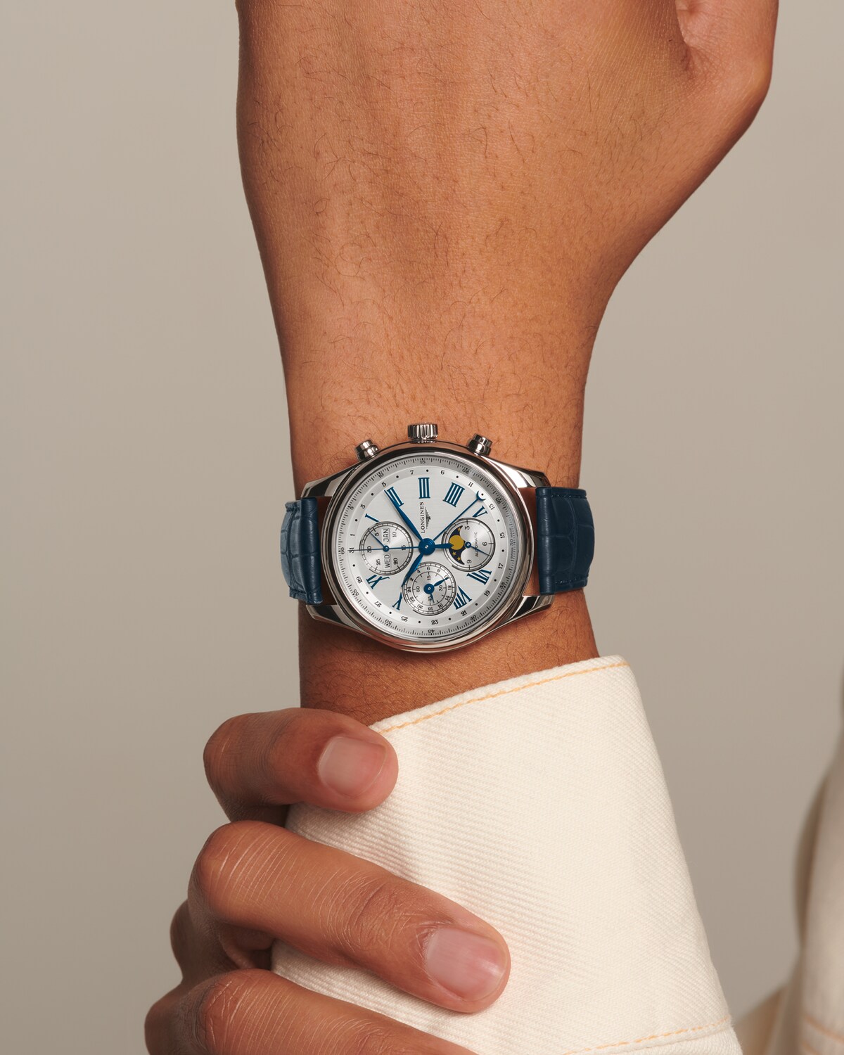 Longines Master Collection Chrono Moonphase Automatic Stainless Steel