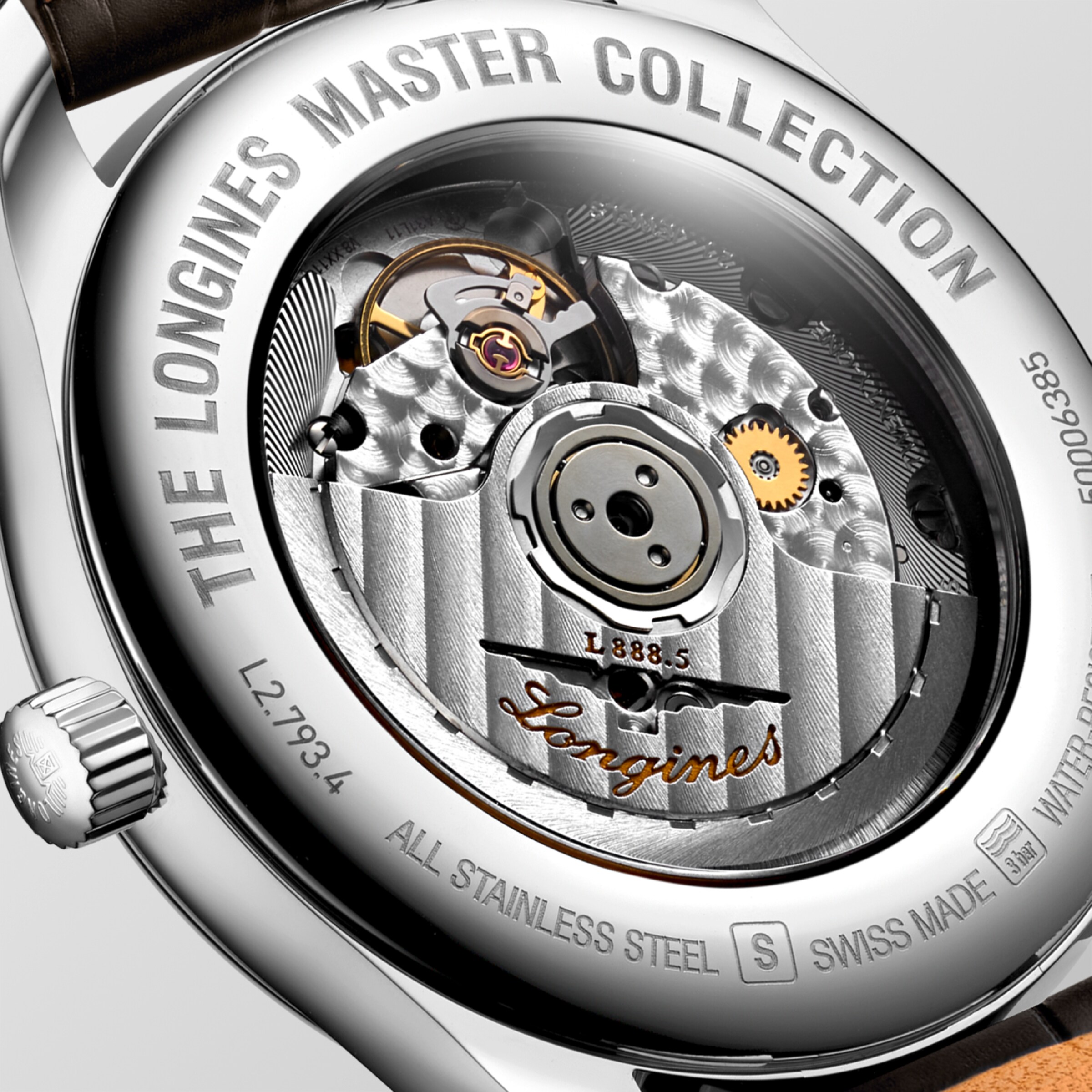 LONGINES MASTER COLLECTION Automatic, Stainless Steel, Silver ...