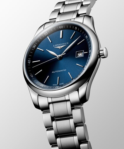 Longines Master Collection Automatic watch 40mm, Sunray blue L27934926 ...