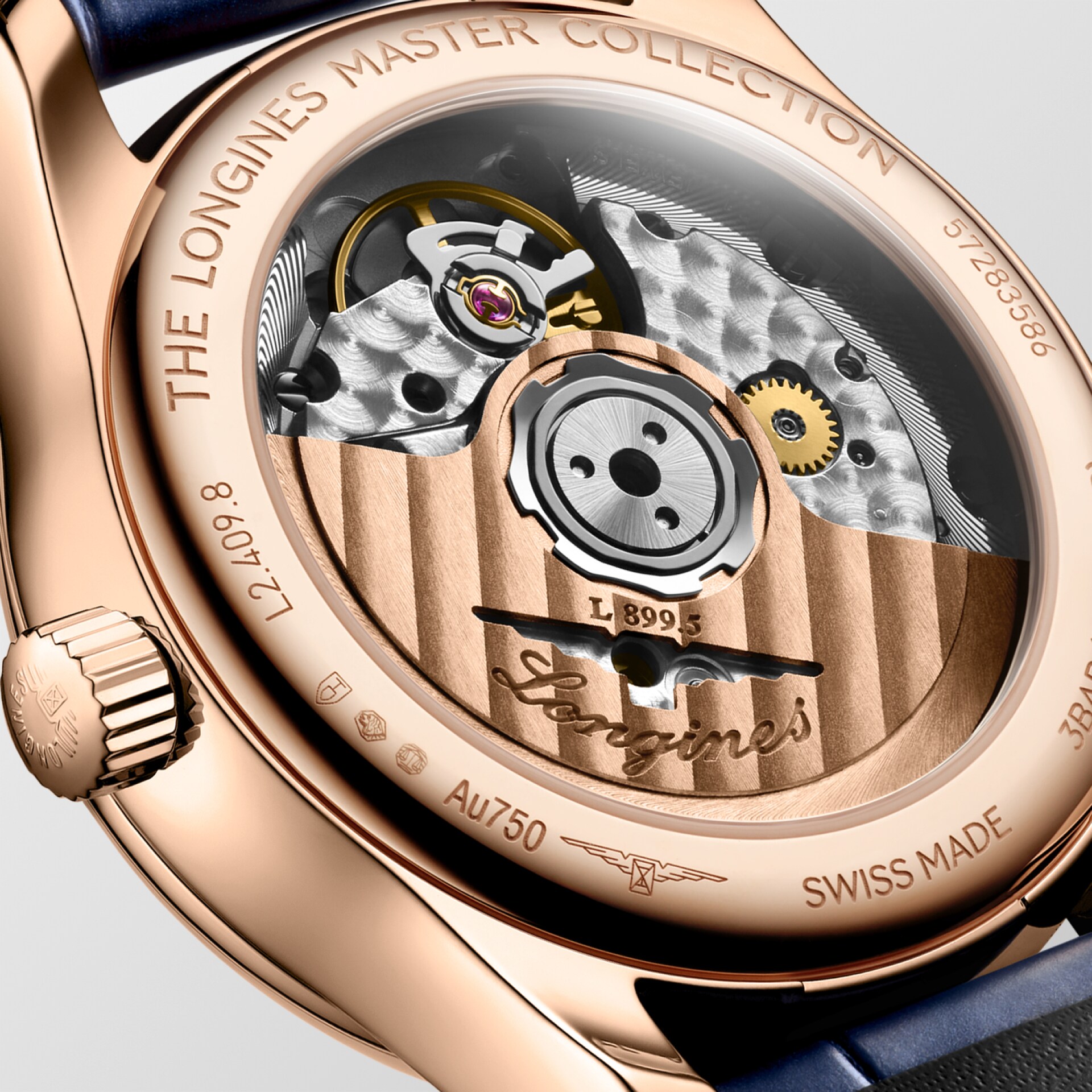 LONGINES MASTER COLLECTION MOONPHASE | Ø 34.00 mm, White Mother-of ...