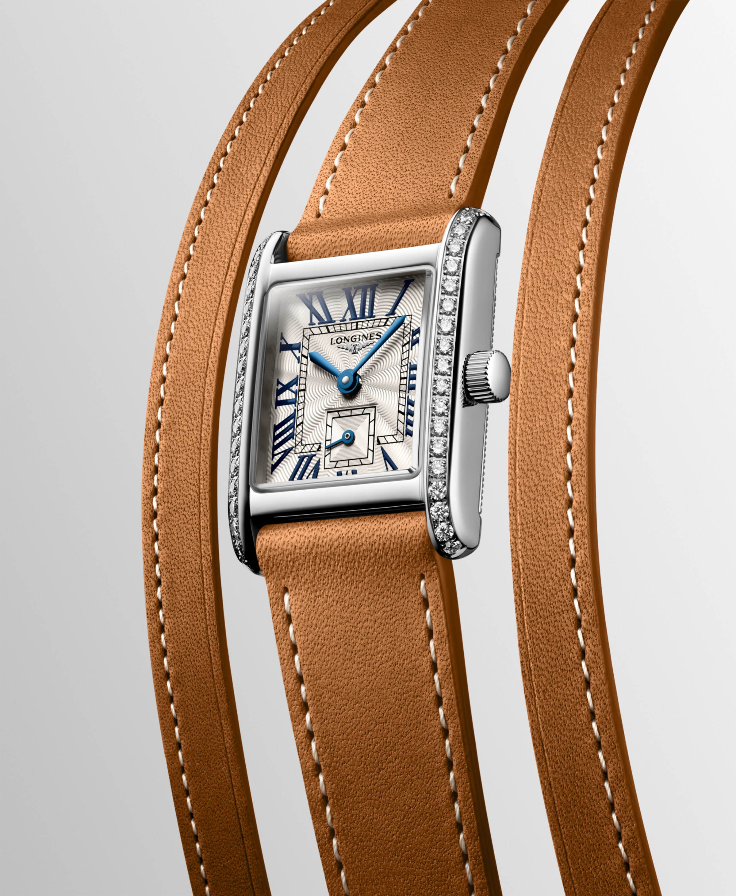 LONGINES MINI DOLCEVITA | 21.50 x 29.00 mm, Silver "flinqué" | L5.200.0 ...