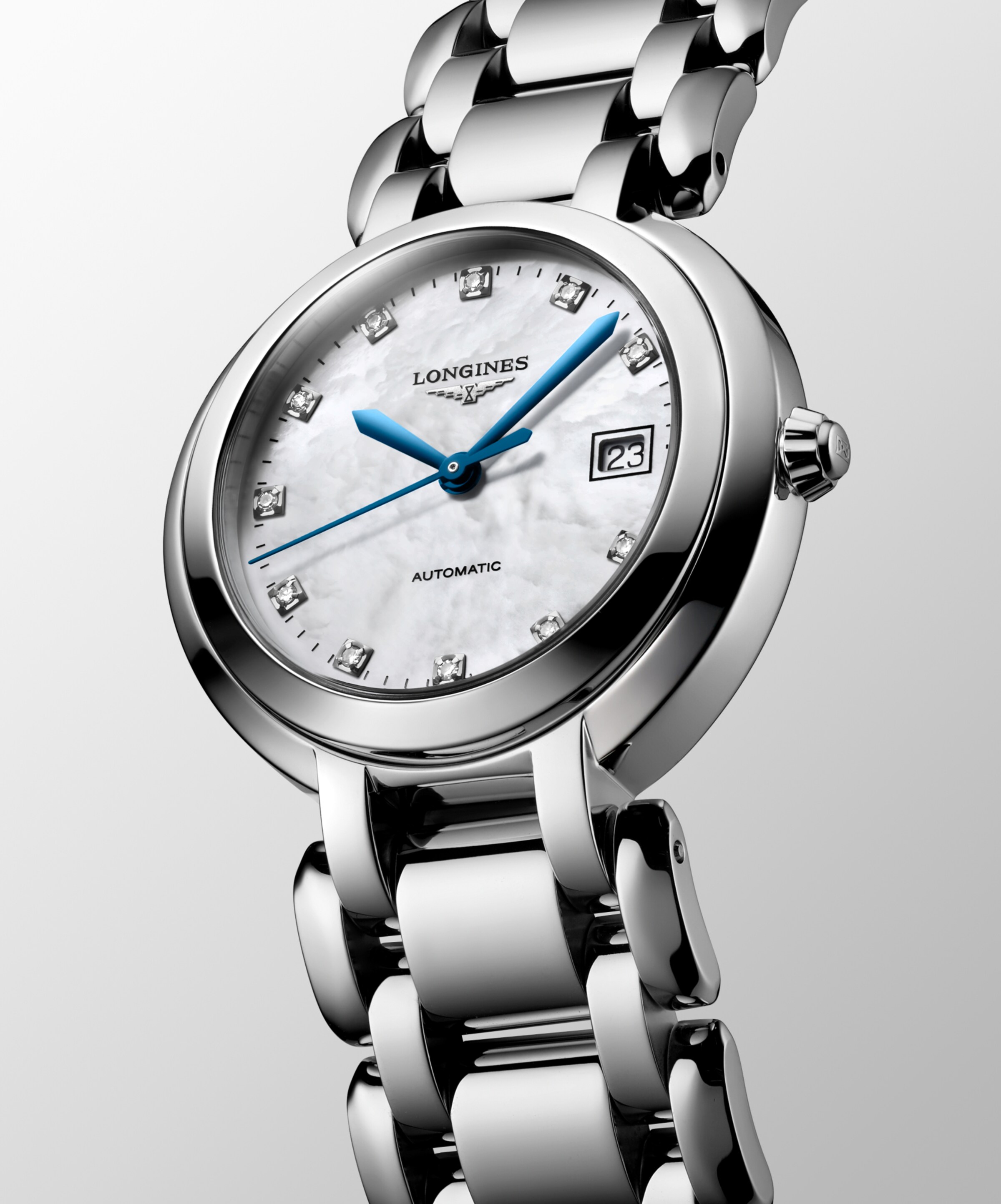 LONGINES PRIMALUNA | Ø 30.00 mm, White Mother-of-pearl | L8.113.4.87.6 ...