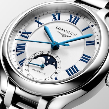 LONGINES PRIMALUNA MOONPHASE | Ø 34.00 mm, Silber | L8.126.4.71.6 ...