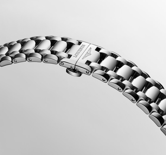 LONGINES PRIMALUNA MOONPHASE | Ø 34.00 mm, Luminous Blue Mother-of ...