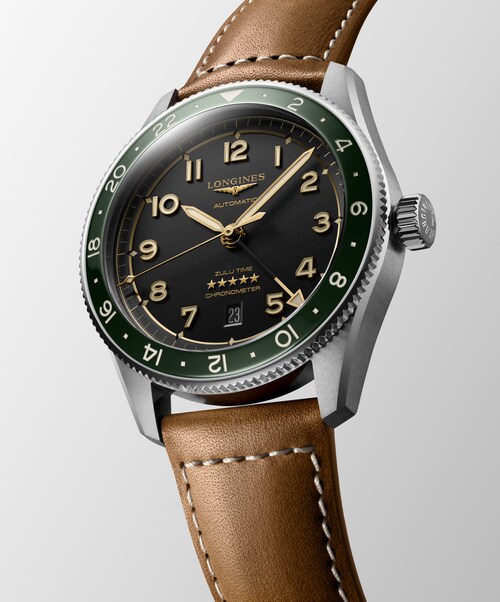 LONGINES SPIRIT ZULU TIME | Ø 42.00 mm, Anthracite | L3.812.4.63.2 ...