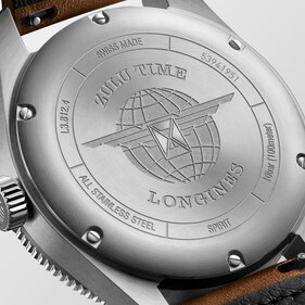 LONGINES SPIRIT ZULU TIME | Ø 42.00 mm, Anthracite | L3.812.4.63.2 ...