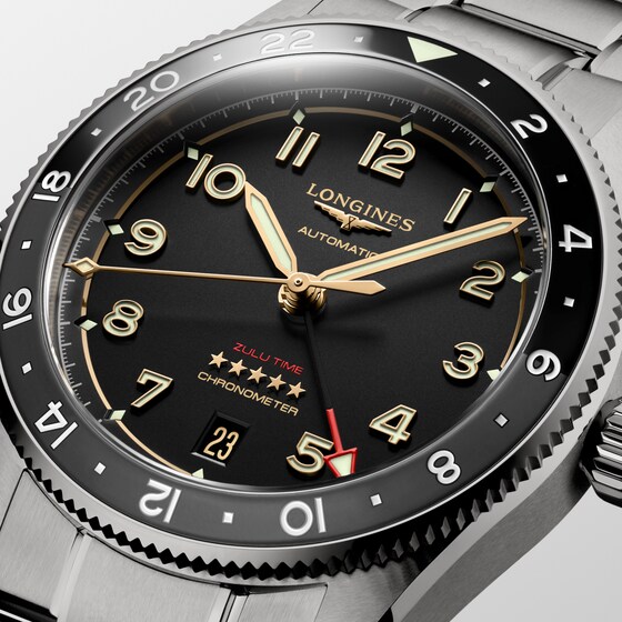 LONGINES SPIRIT ZULU TIME TITANIUM Automatic, Titanium And Ceramic ...