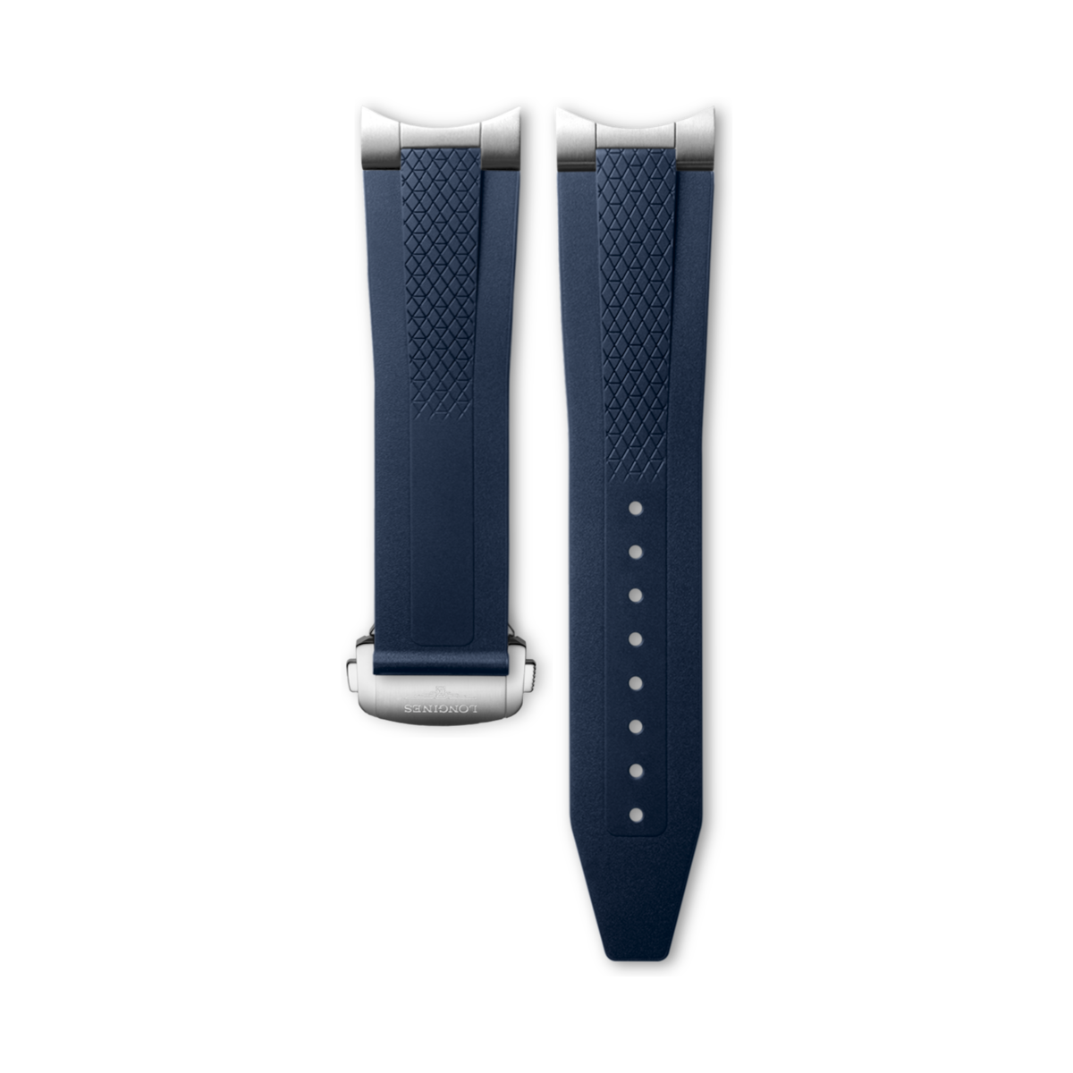 Blue Rubber Strap 22mm | CL682170860 | CONQUEST | LONGINES US