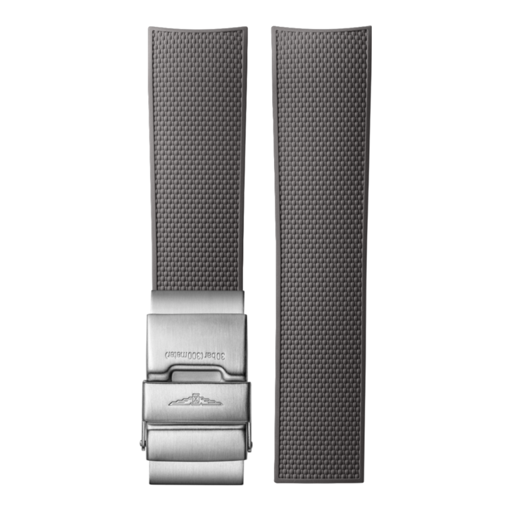 Grey Rubber Strap 21mm | CL682155919 | HYDROCONQUEST | LONGINES US