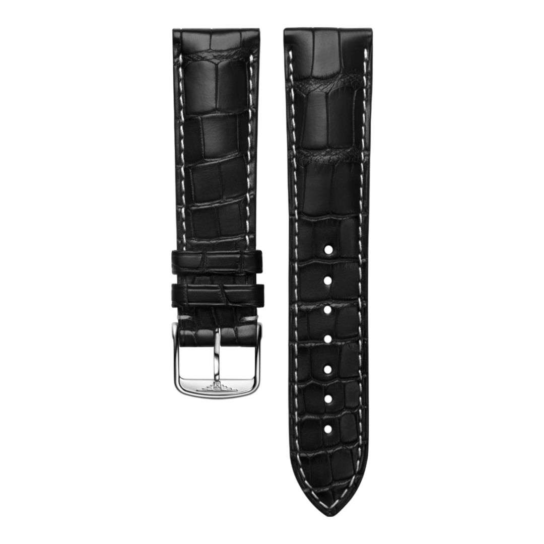 Matt Black Alligator Strap L682120178, Master Collection | Longines® US