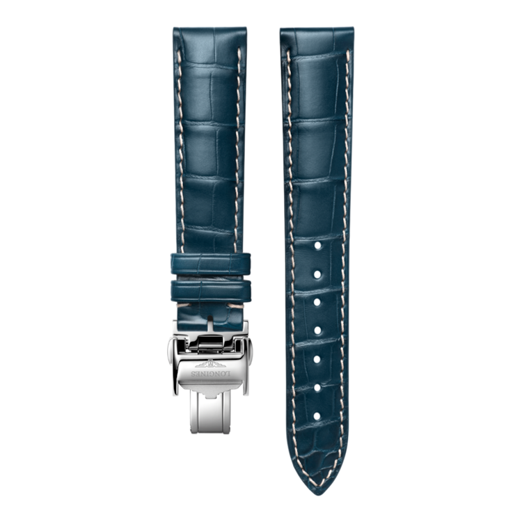 Matt Blue Alligator Strap 18mm | CL682164013 | LONGINES MASTER ...