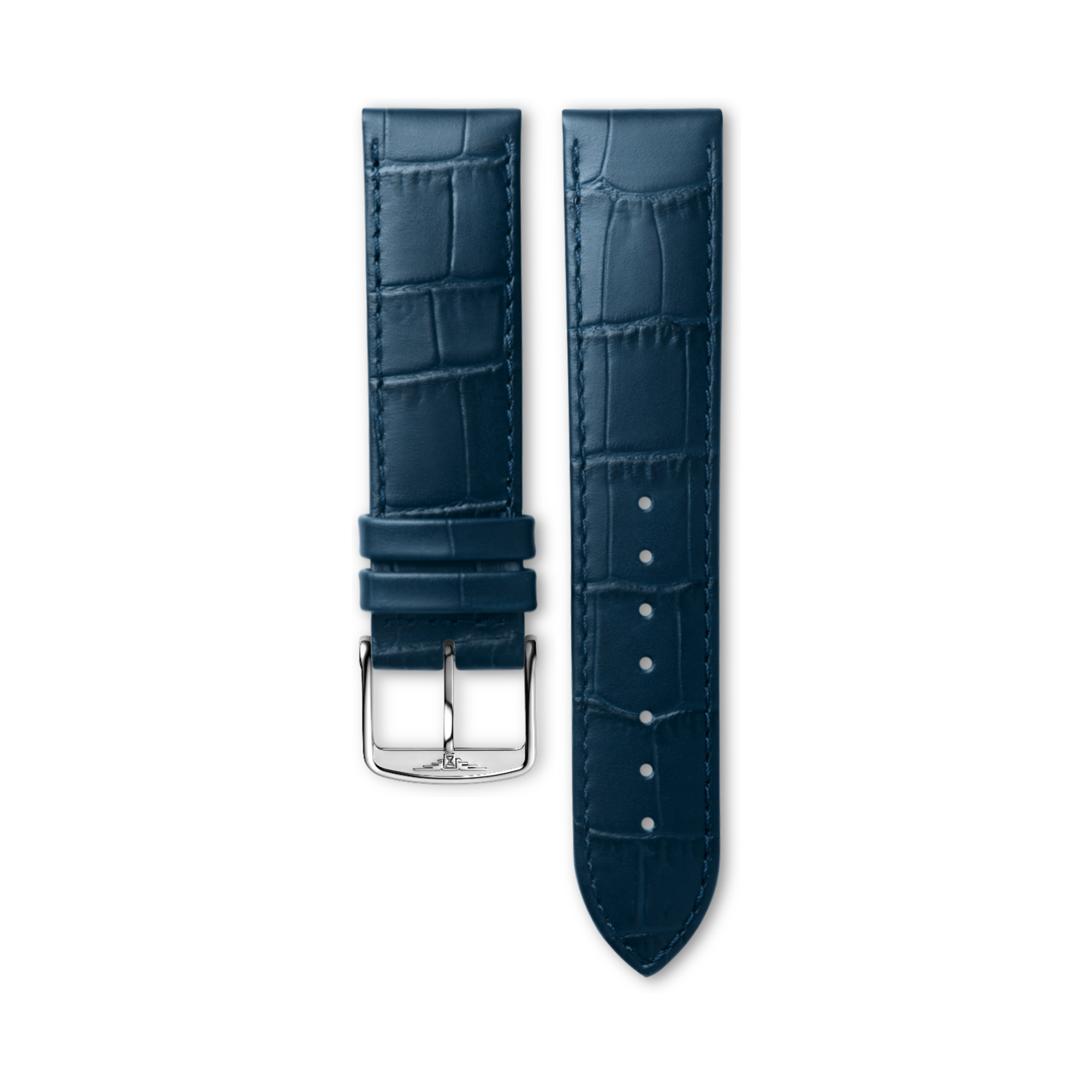 Matt Blue Calf Leather Strap L682163599, Lyre | Longines® US
