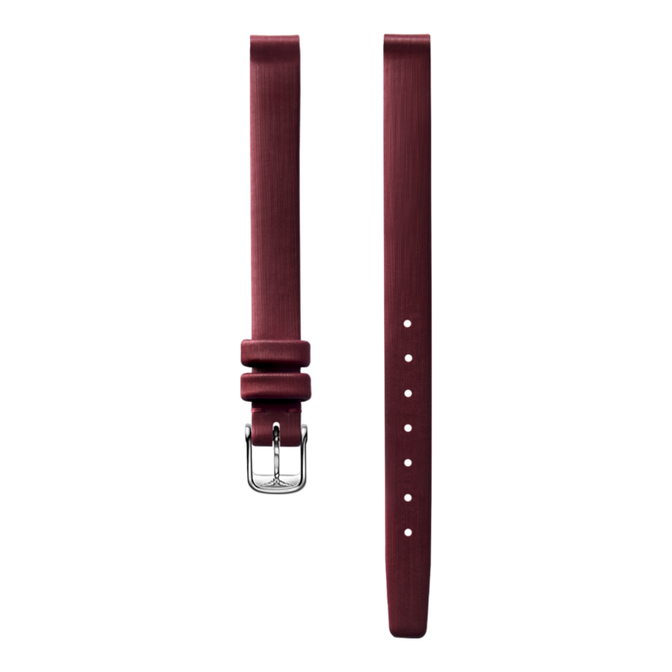 Satin Bordeaux Textile Strap CL682133535, 8mm, N/A | LONGINES US