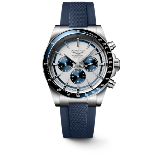 CONQUEST CHRONOGRAPH Automatic, Stainless Steel And Ceramic Bezel ...