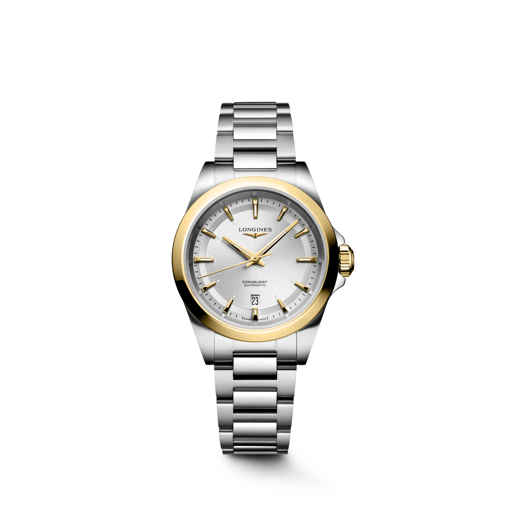CONQUEST Automatic, Stainless Steel And 18 Karat Yellow Gold Cap 200 ...