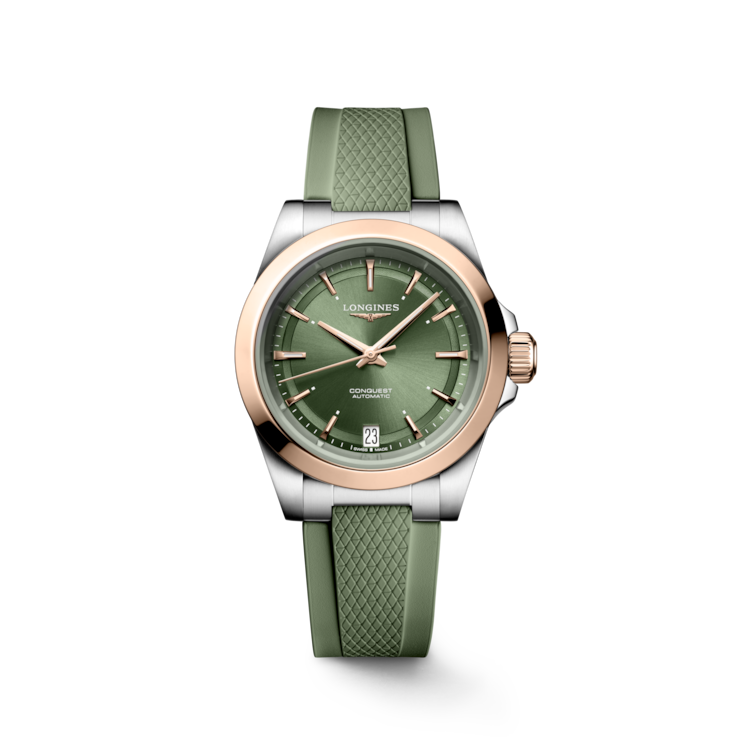 CONQUEST Automatic, Stainless Steel And Rose Gold 18 Carats Cap 200 ...
