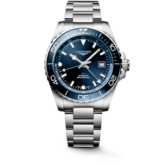 HYDROCONQUEST GMT | Ø 43.00 mm, Sunray Blue | L3.890.4.96.6 | LONGINES GB