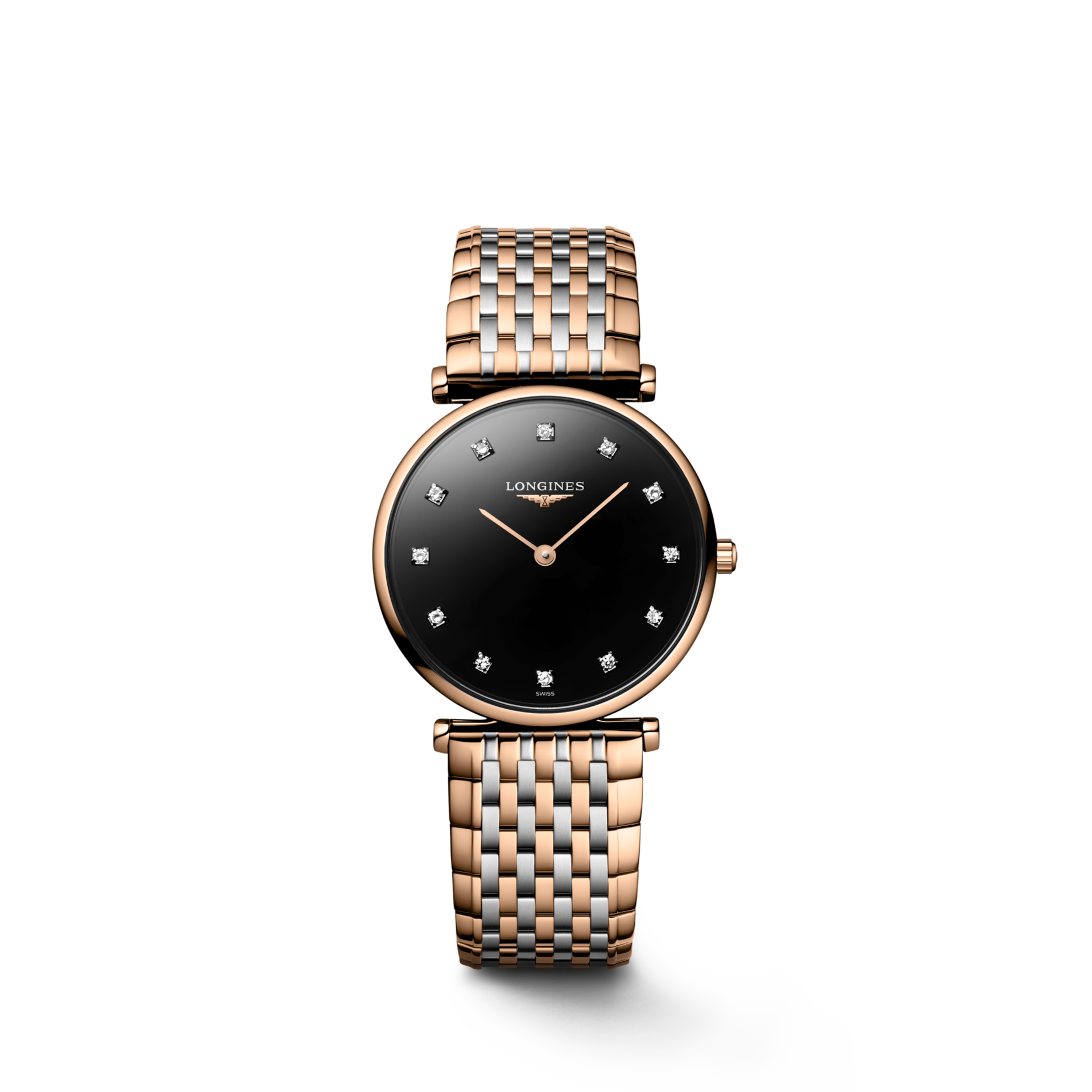 LA GRANDE CLASSIQUE DE LONGINES Quartz, Red Pvd Coating, Black ...