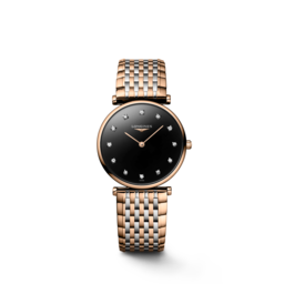 LA GRANDE CLASSIQUE DE LONGINES | Ø 29.00 mm, Black Lacquered Polished ...