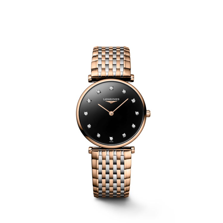 LA GRANDE CLASSIQUE DE LONGINES | Ø 29.00 mm, Black Lacquered Polished ...