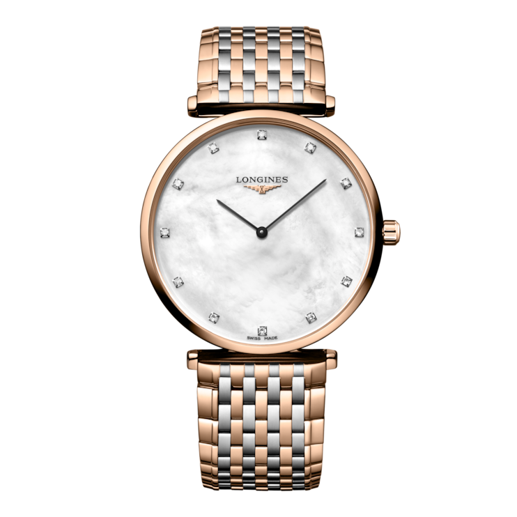 LA GRANDE CLASSIQUE DE LONGINES Quartz, Stainless Steel And Red Pvd ...