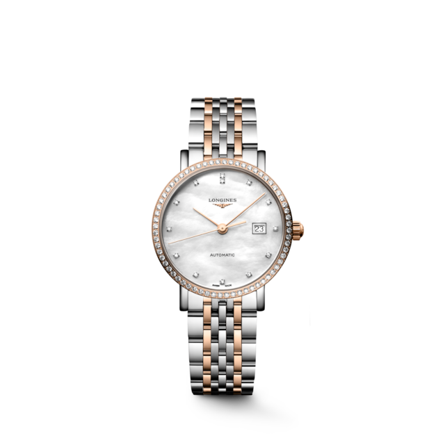 LONGINES ELEGANT COLLECTION Automatic, Stainless Steel And 18 Karat ...