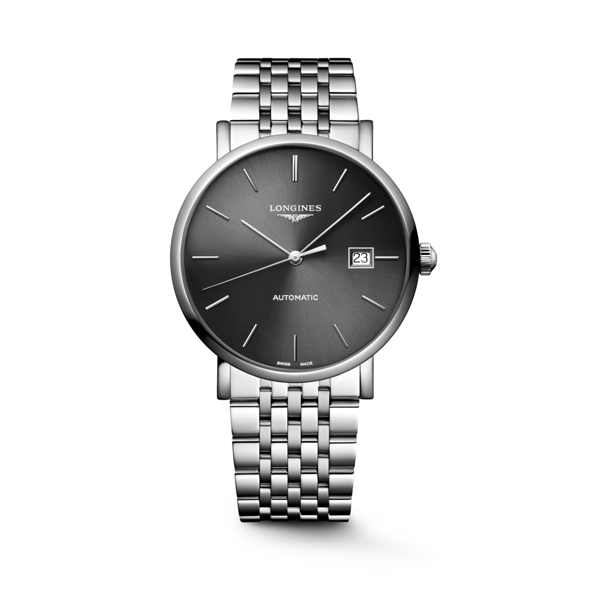LONGINES ELEGANT COLLECTION | Ø 39.00 mm, Sunray Grey | L4.910.4.70.6 ...