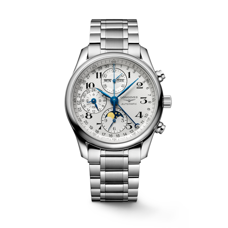 LONGINES MASTER COLLECTION CHRONO MOONPHASE Automatic, Stainless Steel ...