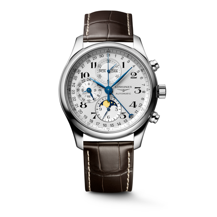 LONGINES MASTER COLLECTION CHRONO MOONPHASE Automatic, Stainless Steel ...