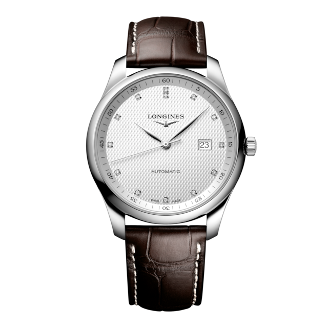 Longines Master Collection 오토매틱 스테인리스 스틸 실버 발리콘 다이얼과 스트랩 Longines Kr