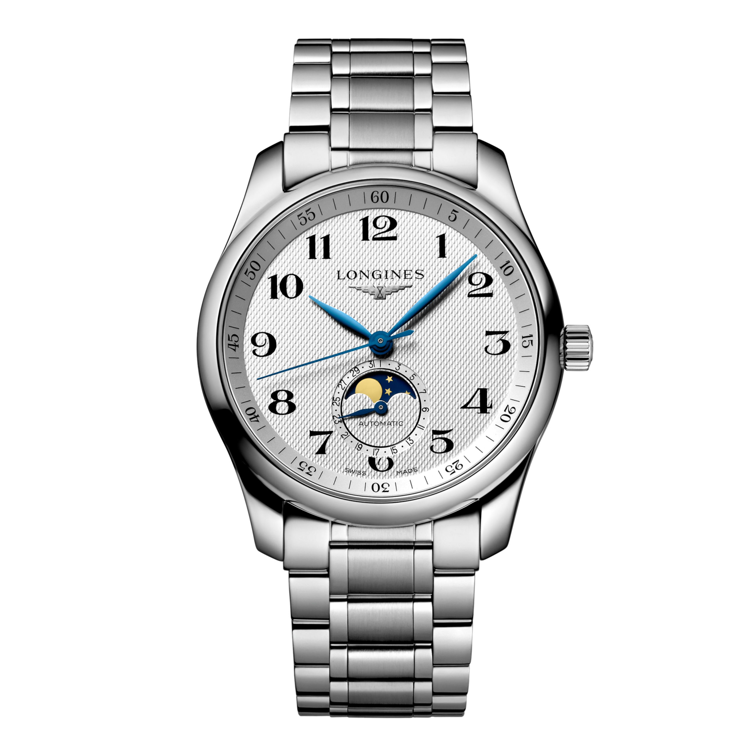 LONGINES MASTER COLLECTION MOONPHASE 自動巻、ステンレス LONGINES MASTER COLLECTION MOONPHASE 自動巻、ステンレス
