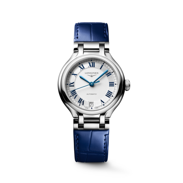 LONGINES PRIMALUNA Automatic, Stainless Steel, Sunray Silver Dial ...