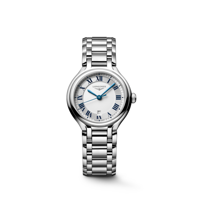 LONGINES PRIMALUNA Quartz, Stainless Steel, Sunray Silver Dial ...