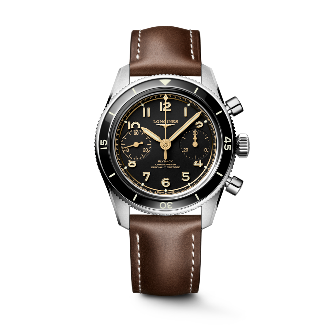LONGINES SPIRIT PILOT FLYBACK Manual, Acero Inoxidable Y Cerámica ...