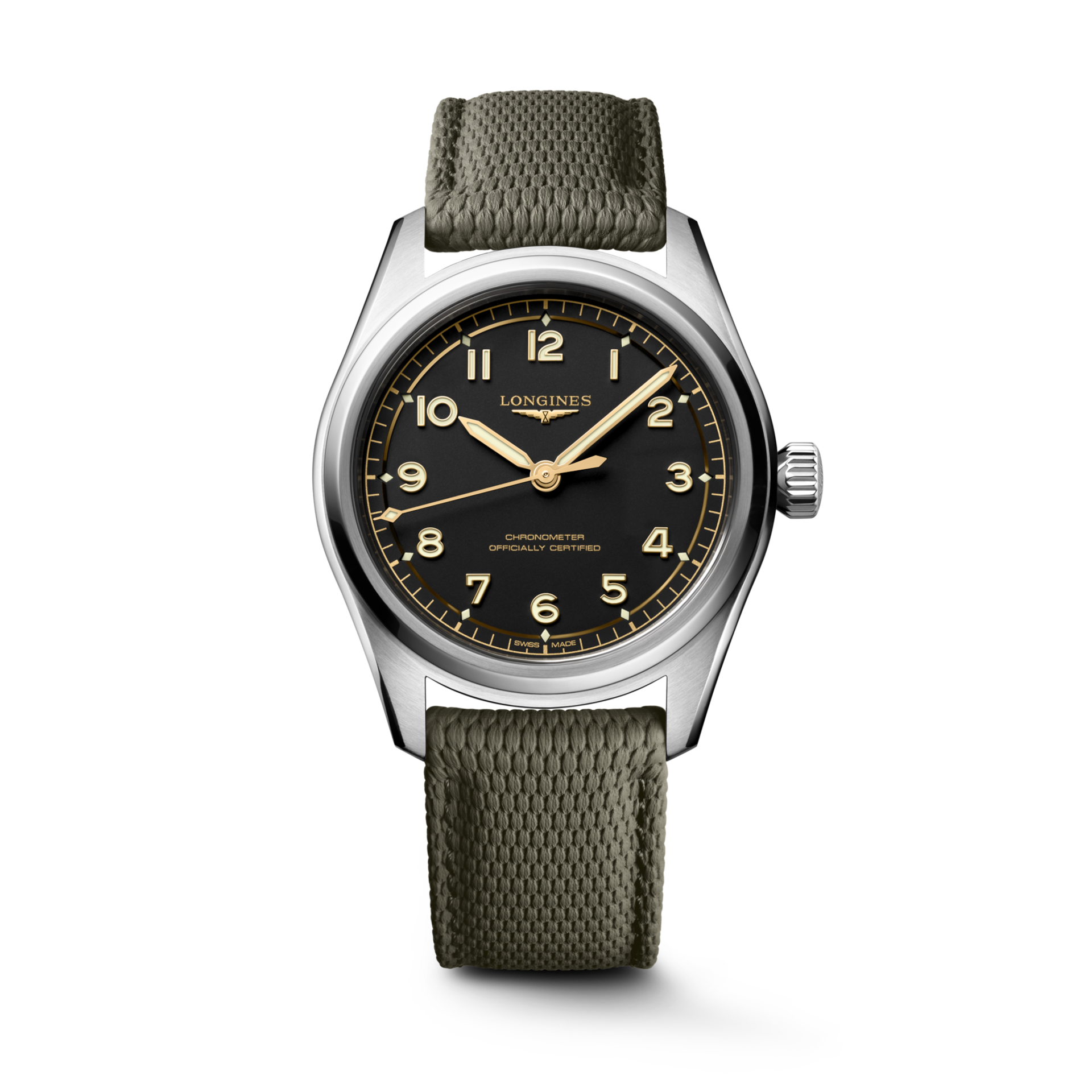 LONGINES SPIRIT PILOT Automatic, Stainless Steel, Black Matt Dial ...