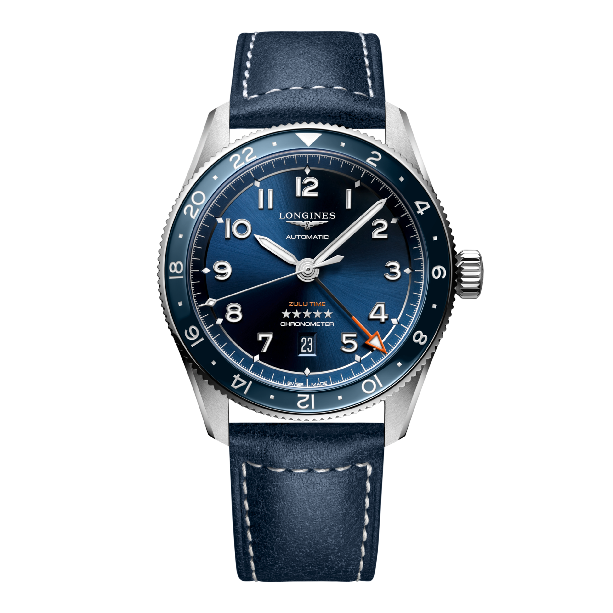 LONGINES SPIRIT ZULU TIME Automatic, Stainless Steel And LONGINES SPIRIT ZULU TIME Automatic, Stainless Steel And