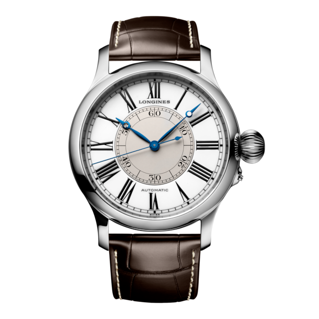 LONGINES WEEMS SECOND-SETTING WATCH | Ø 47.50 mm, White Lacquered ...