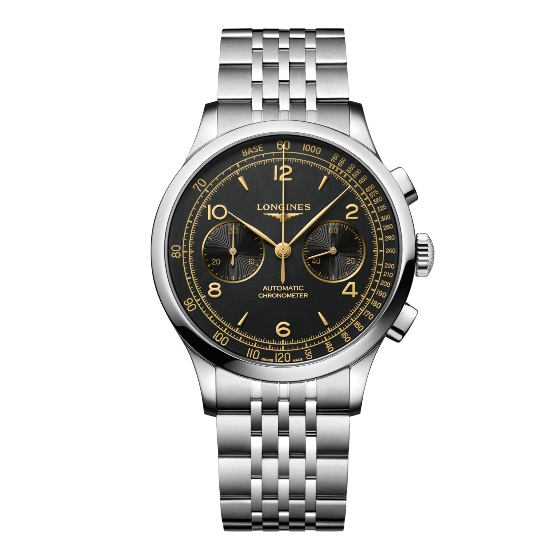Record Automatic watch 40mm, Black matt L29214562 | Longines US